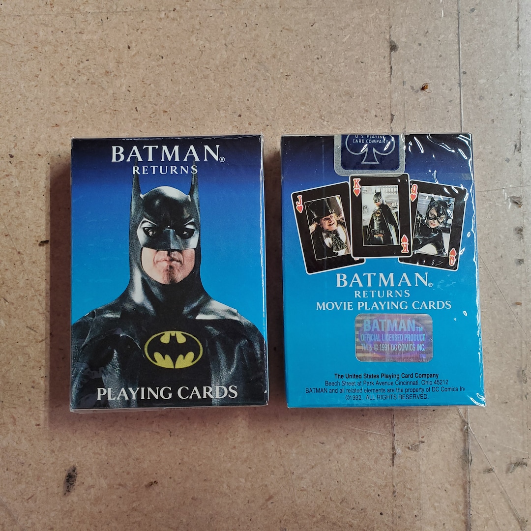Set of 2 Batman Returns Playing Card Decks- Sealed - Etsy