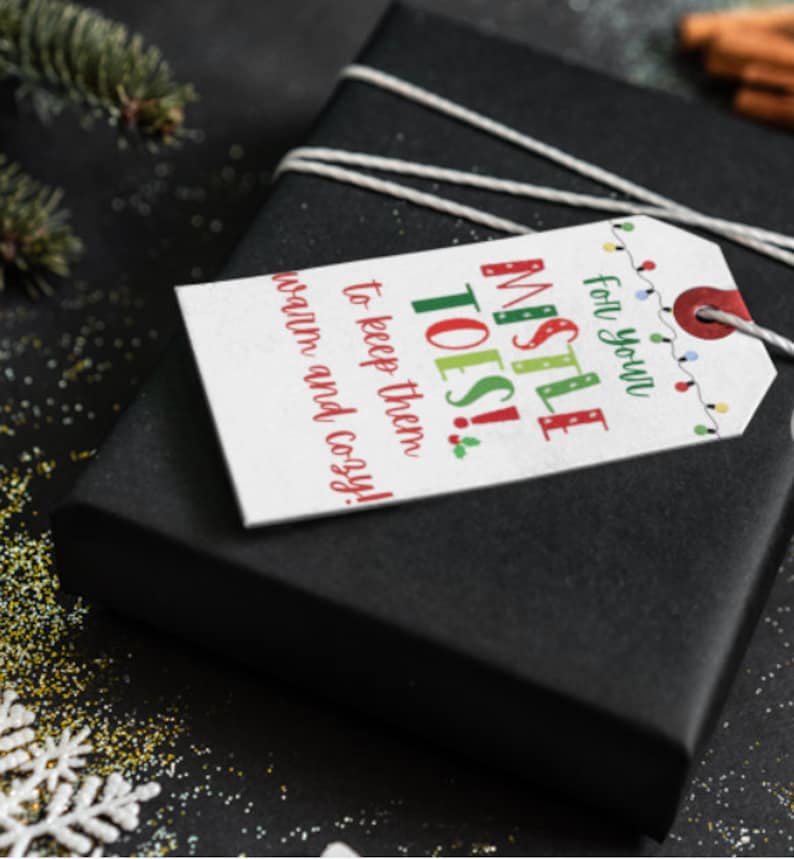 Cozy Socks Christmas Gift Tags - Etsy