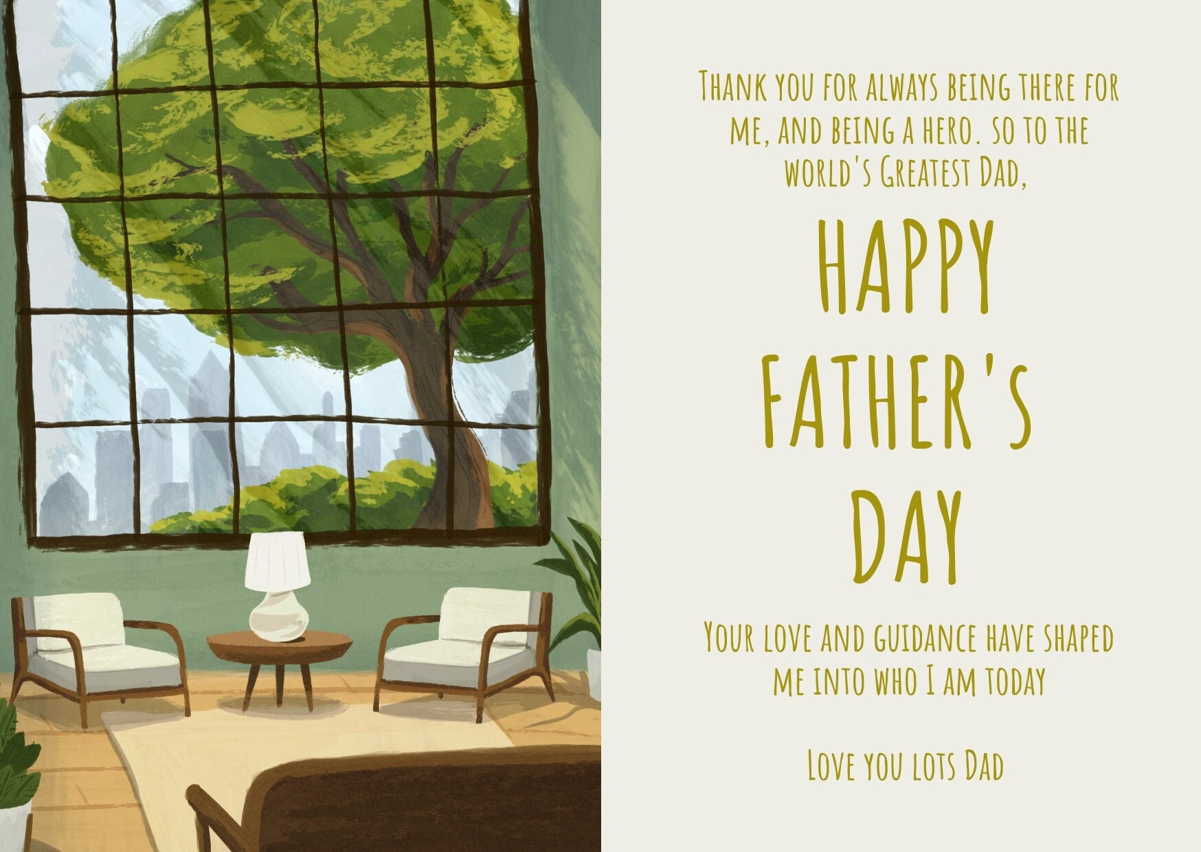 Father's Day Ecard Hero - Etsy