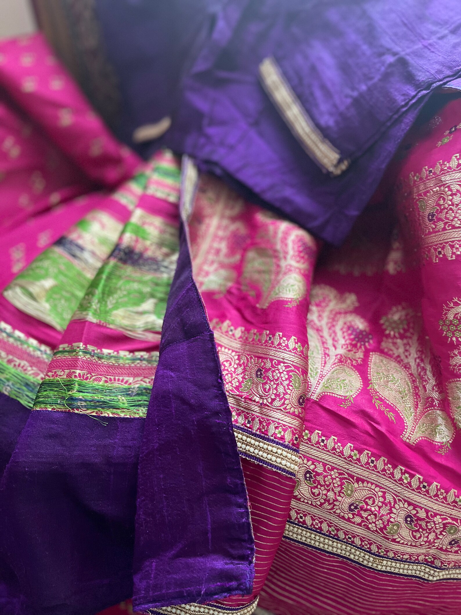 Redesigned Vintage Banarasi Silk Saree - Etsy