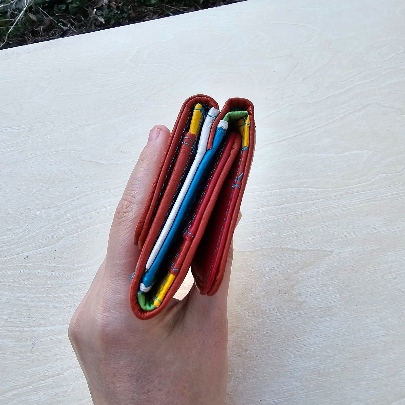 Firenze Wallet Pebbled Leather Pre-owned - Etsy