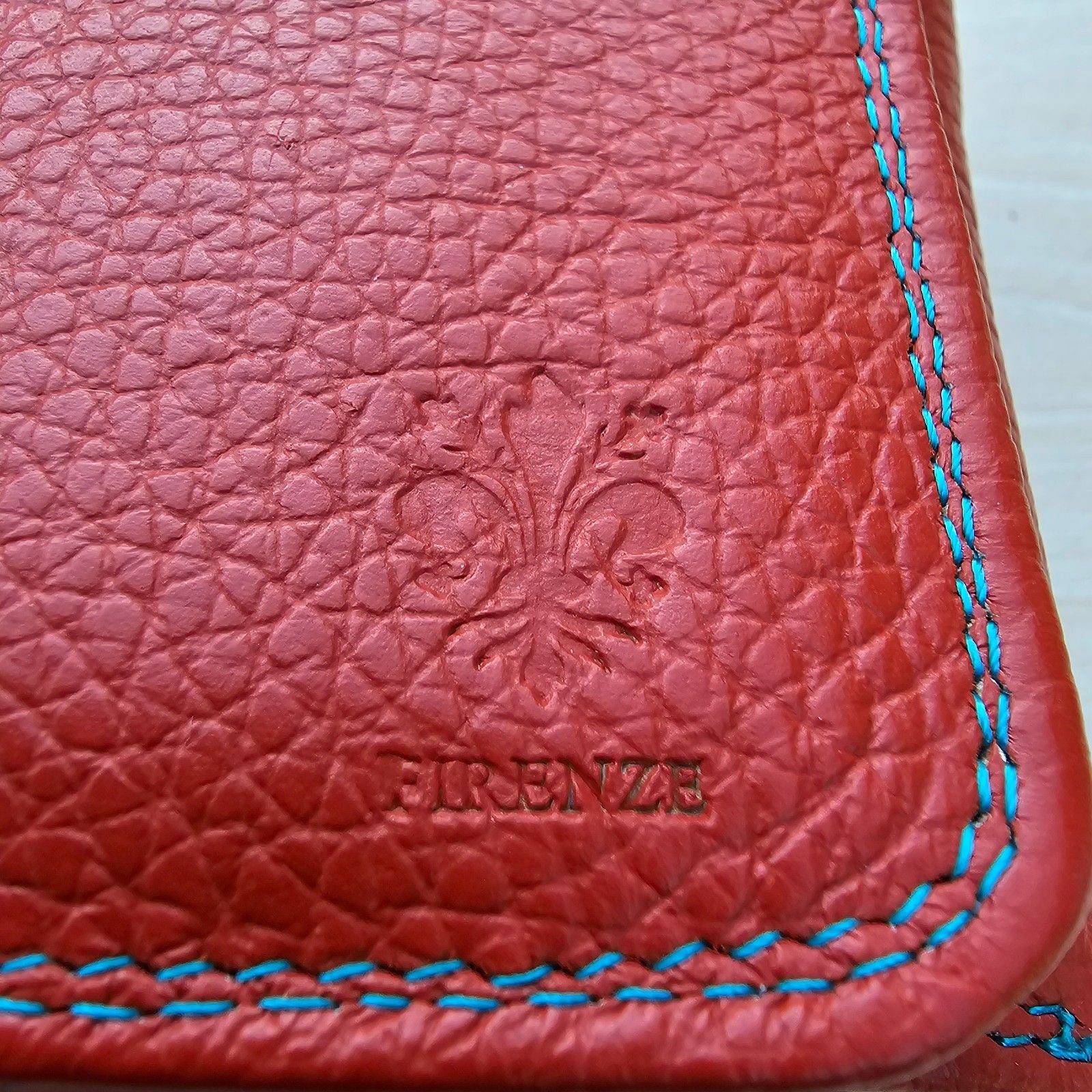 Firenze Wallet Pebbled Leather Pre-owned - Etsy