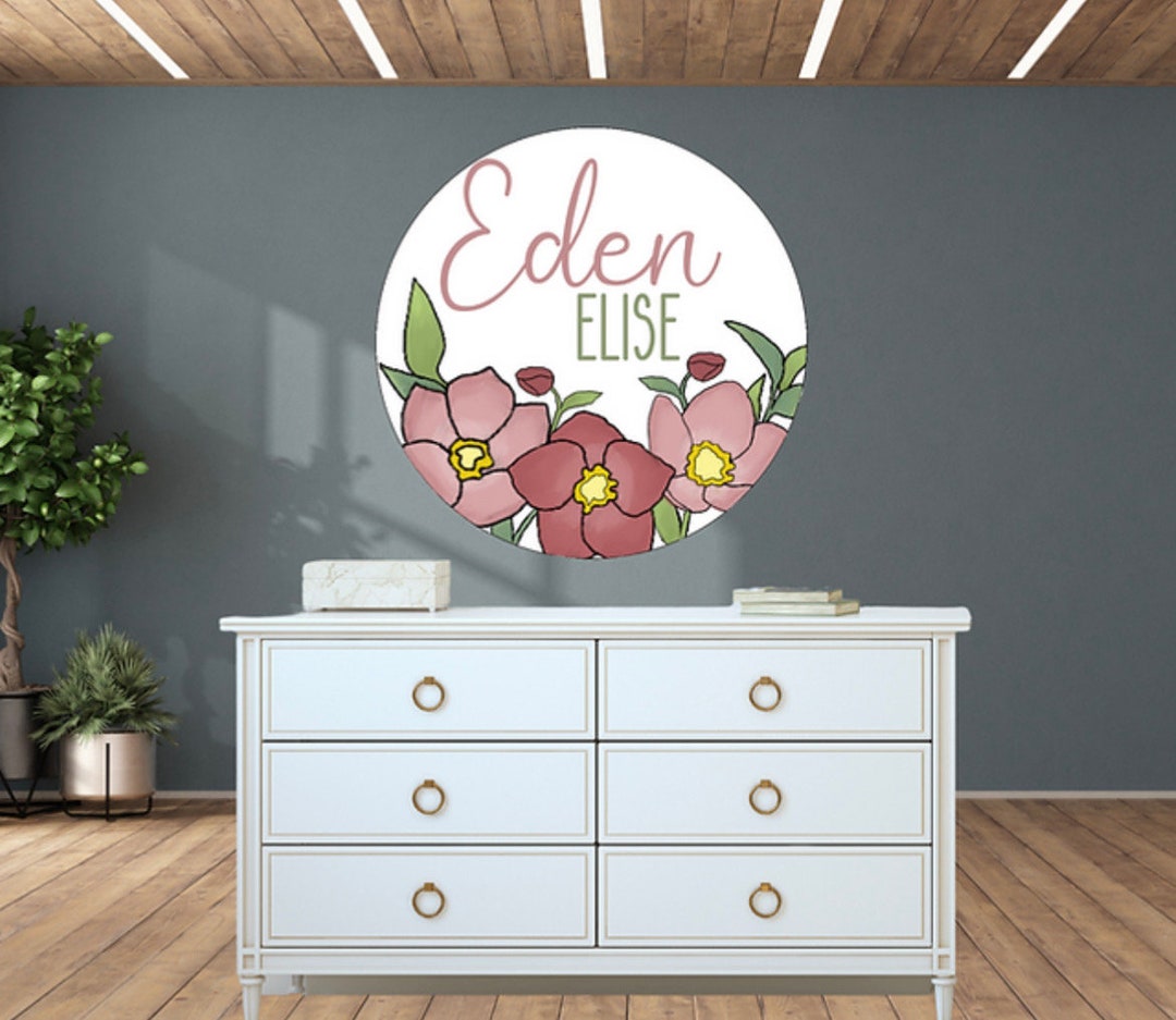 Lenten Rose Florals SVG - Roses Floral Nursery Sign SVG & Design ...