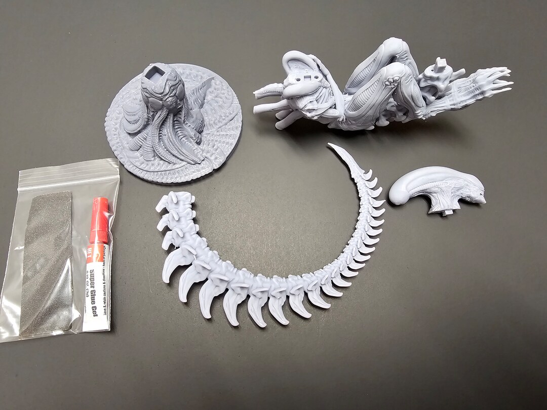 Alien Xenomorph Embryo Statue Fan Art DIY PIECE - Etsy