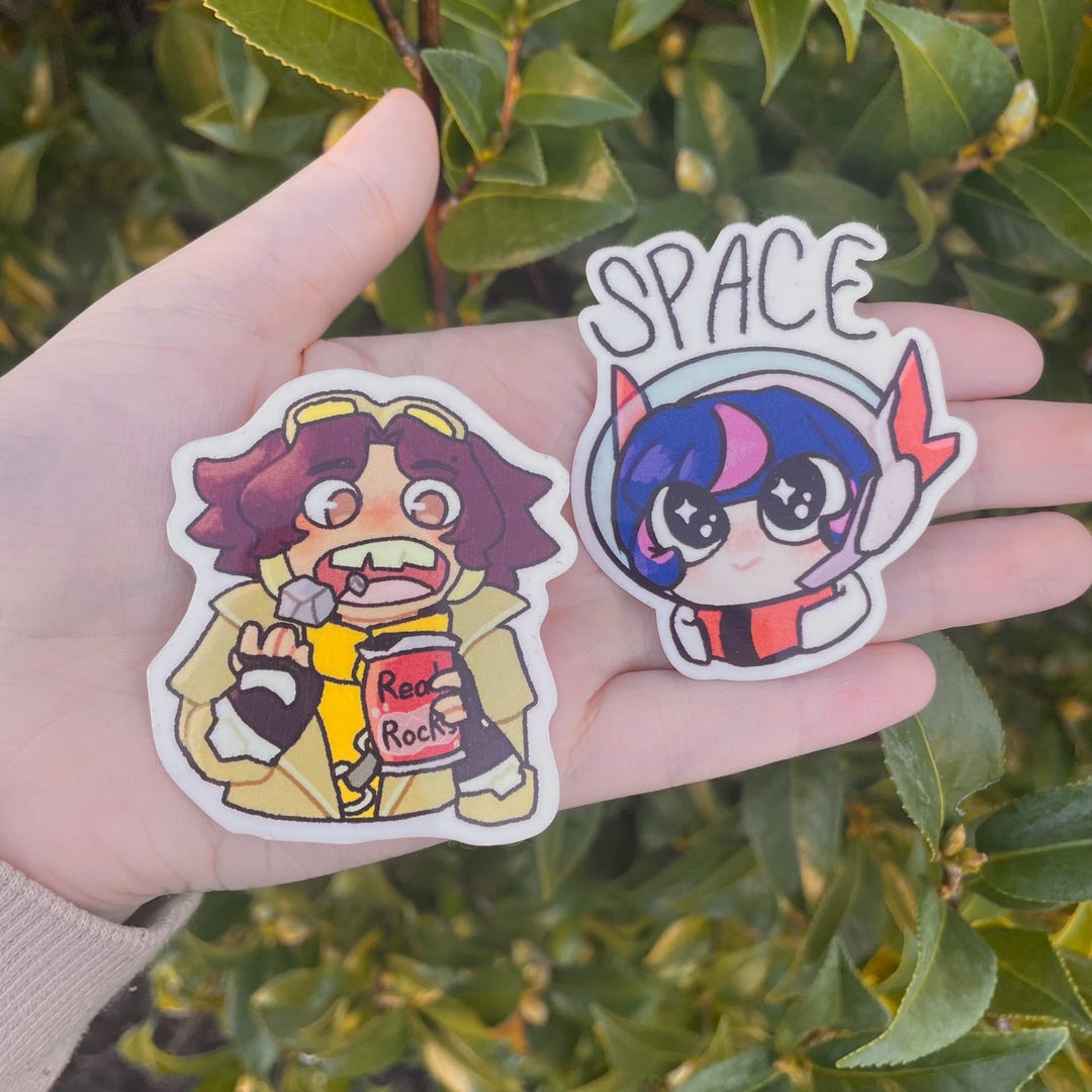 Cute Overwatch Weather Resistant Sticker Set - Juno and Venture Sticker ...