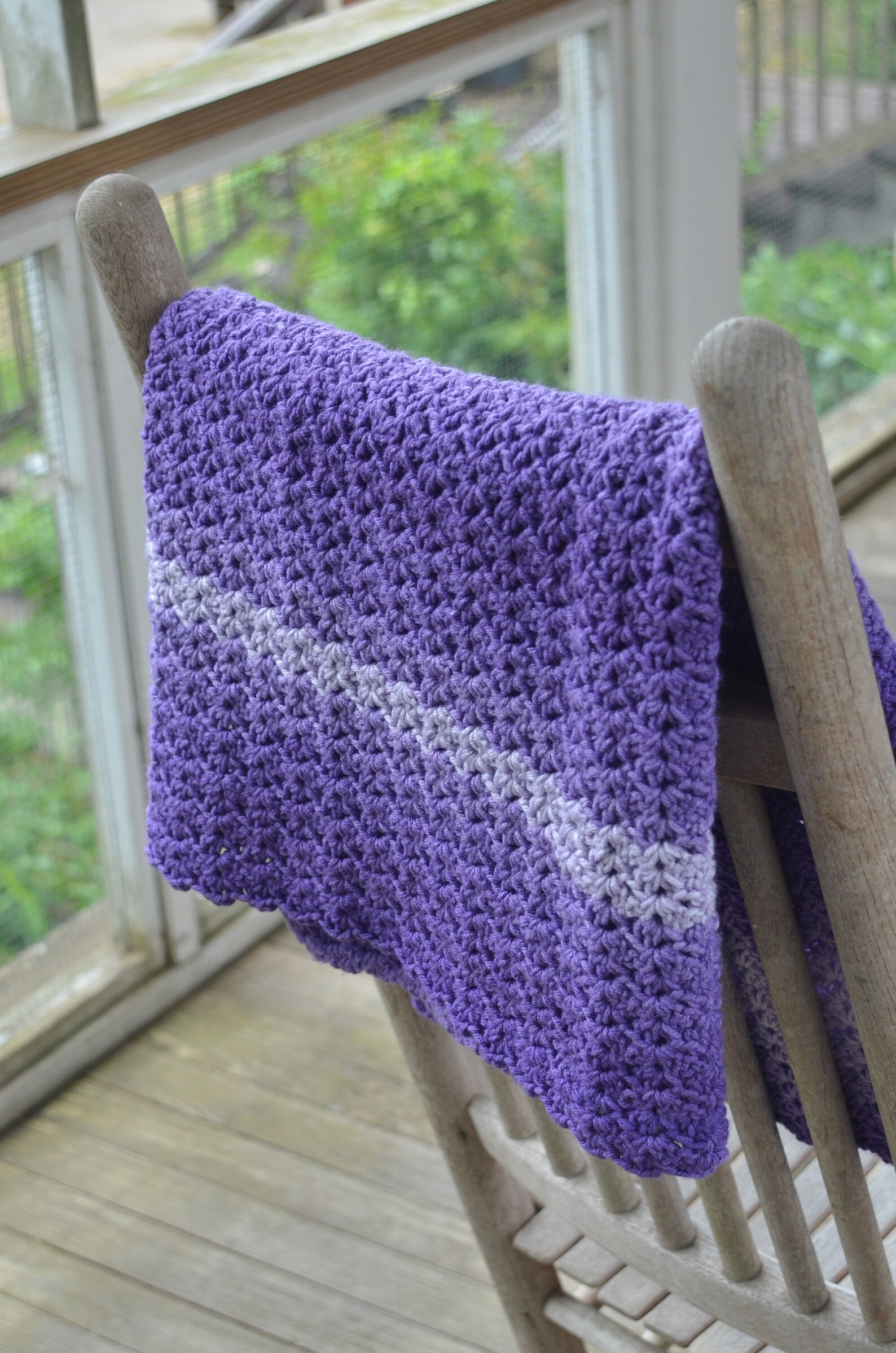 Purple Ombre Baby Afghan 1 - Etsy