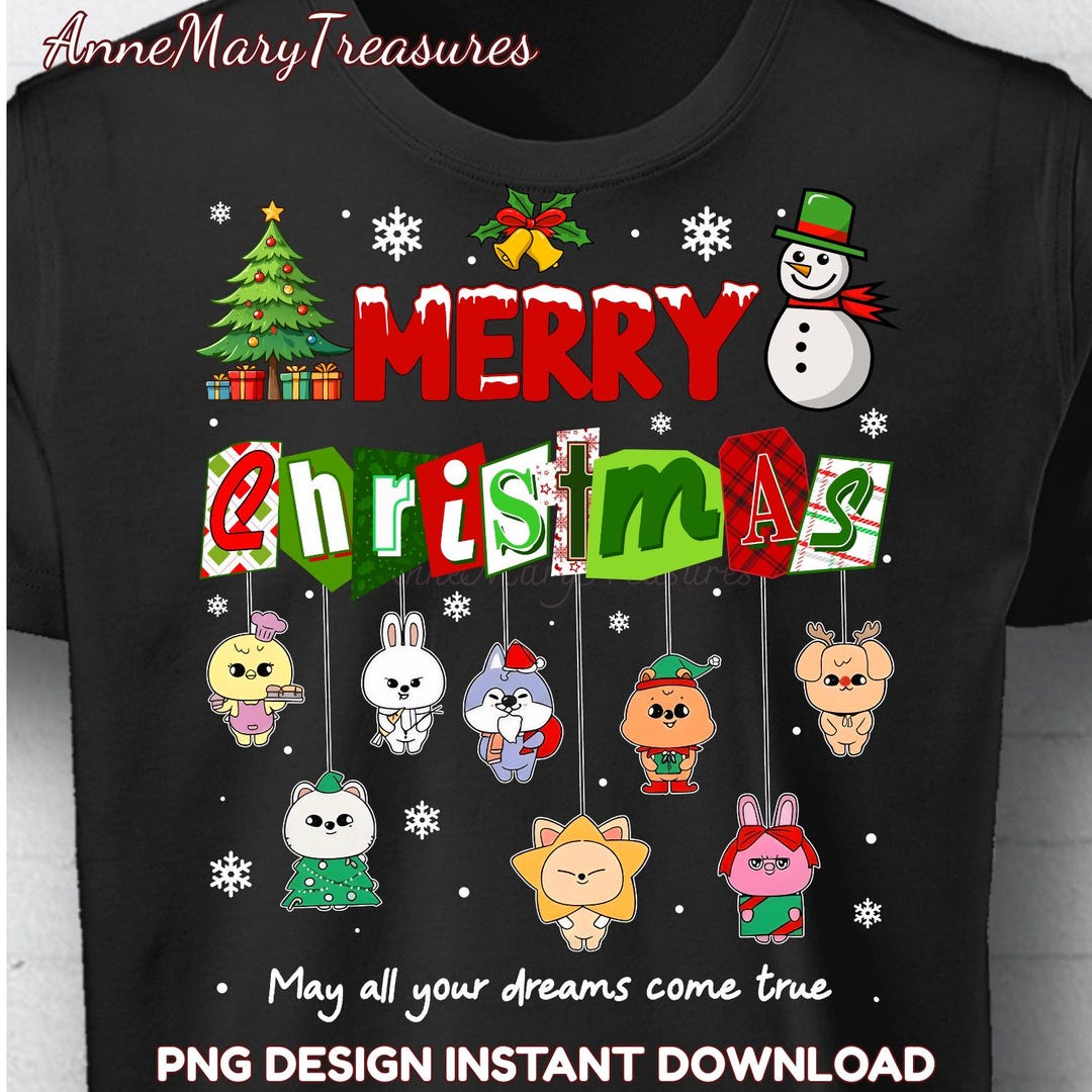 Music Fan Christmas PNG, Ransom Font Sublimation, Hanging Chibi Mascot ...