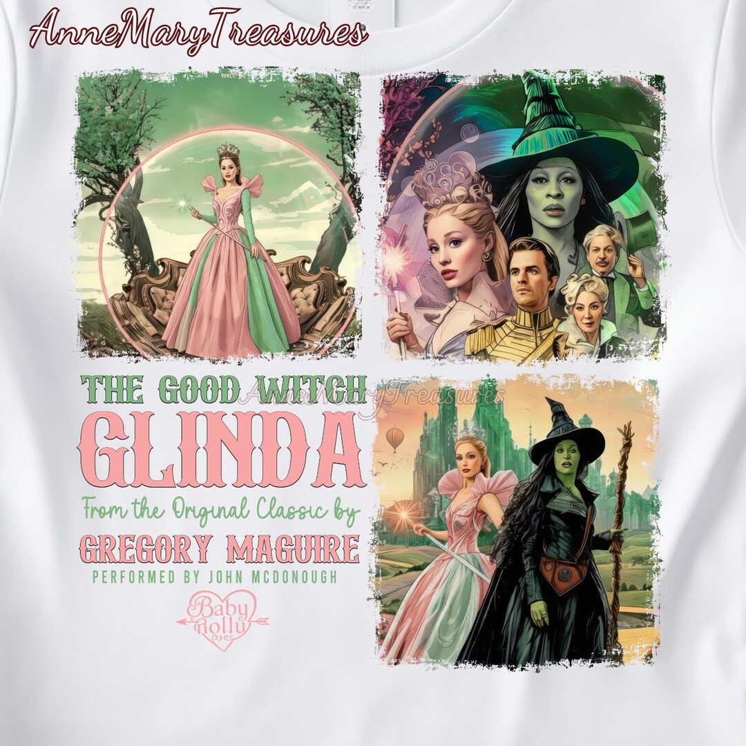 Broadway Musical Fan Png, Good Witch Sublimation, Green Sorceress ...