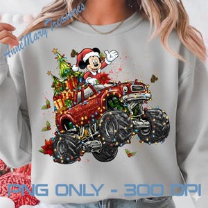 Mickey Mouse Monster Trucks - Etsy