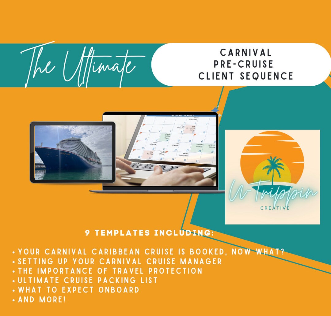 The Ultimate Carnival Cruise Pre-cruise Client Sequence - Etsy