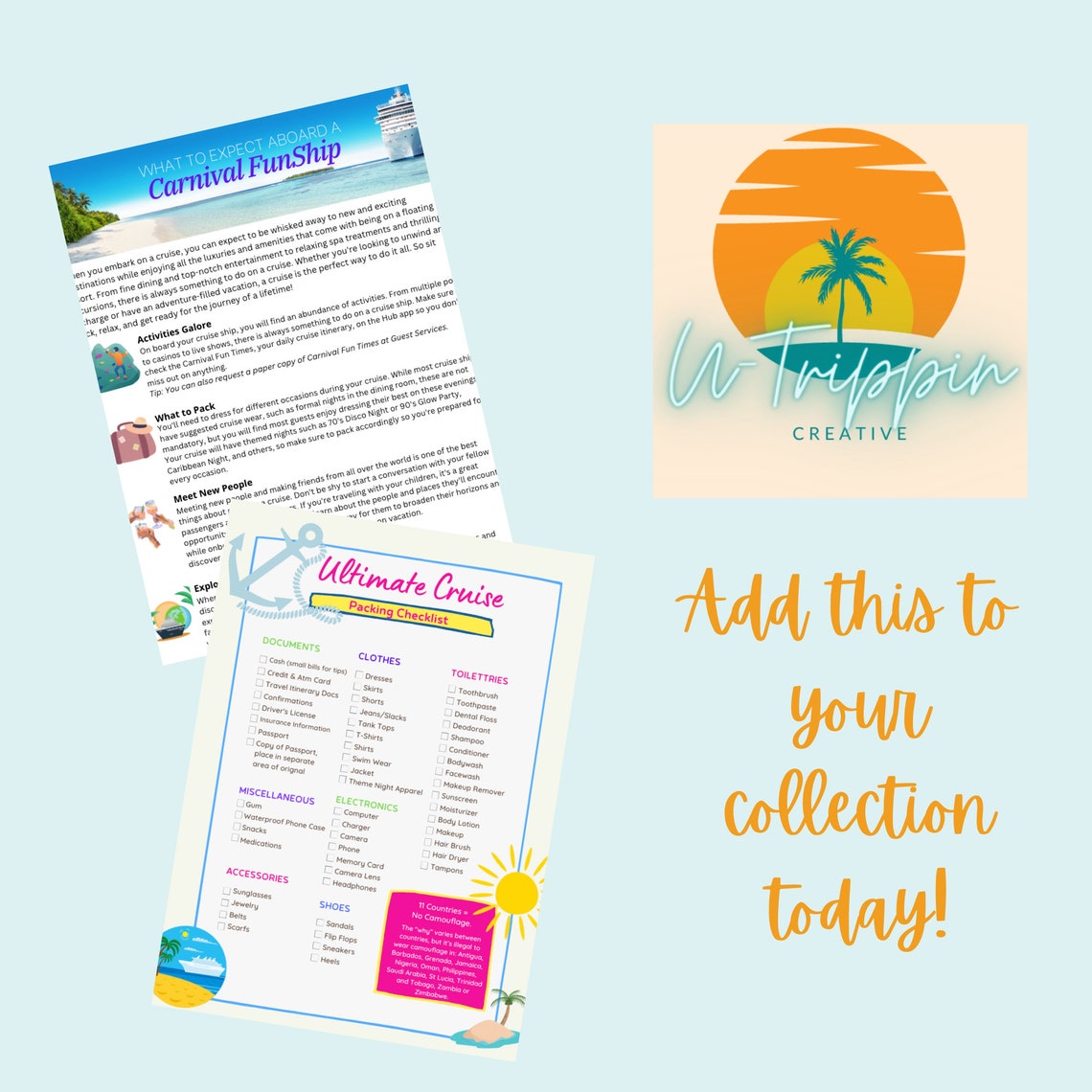 The Ultimate Carnival Cruise Pre-cruise Client Sequence - Etsy