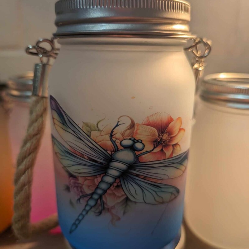 Solar Mason Jar - Etsy