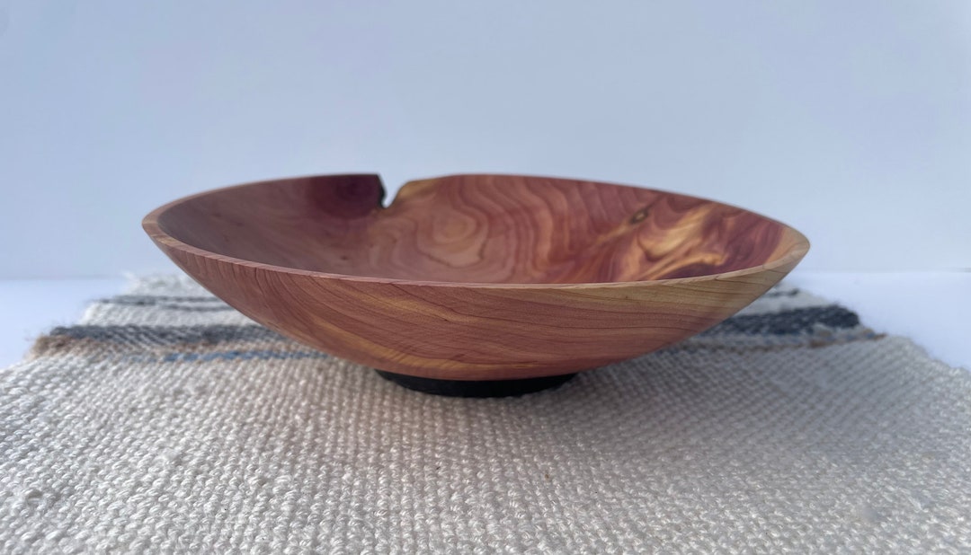 Rustic, Knotty Red Cedar With Ebonized Base - Etsy