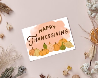 Happy Thanksgiving Digital Print - Etsy
