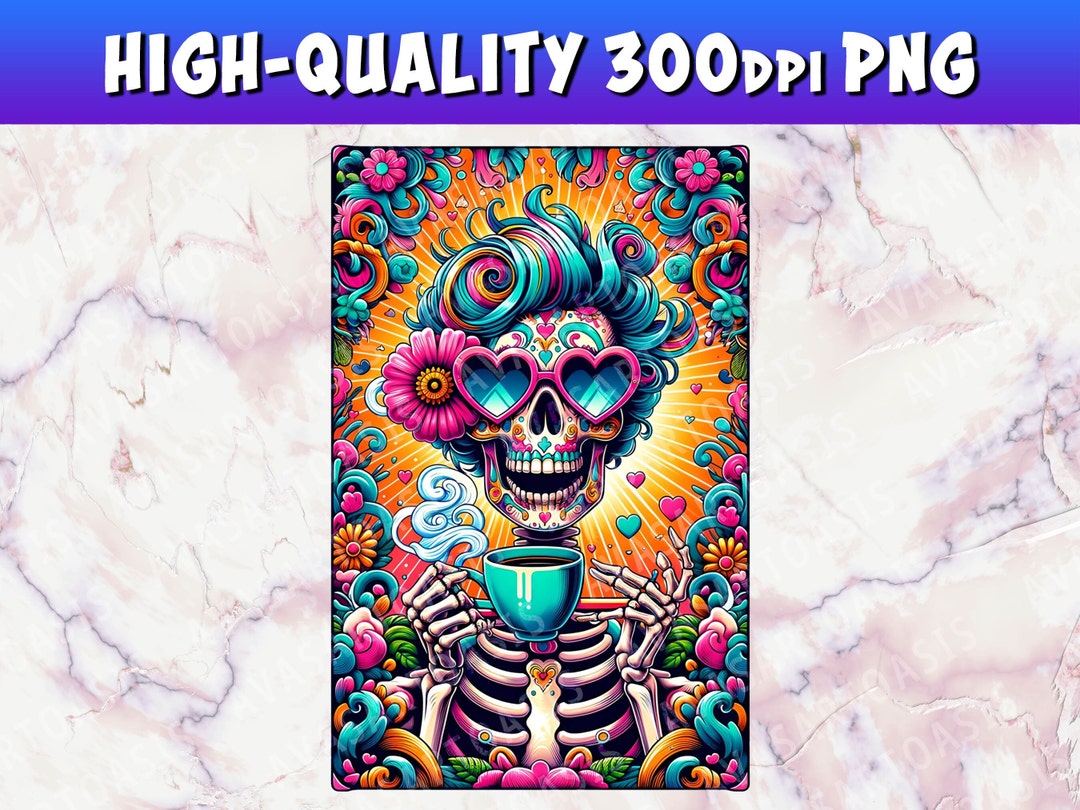 The Gossiper Tarot Card PNG, La Chismosa, Skeleton Funny Tarot Card ...