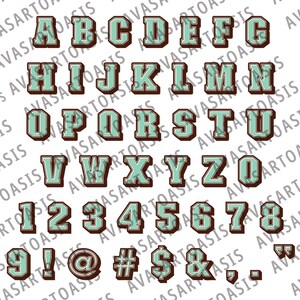 3D Varsity Font SVG PNG, Varsity Letters, Jersey Numbers, Alphabet Png ...