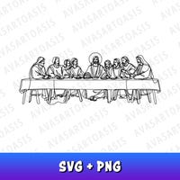 The Last Supper - STL File for CNC Wood Carving - Etsy