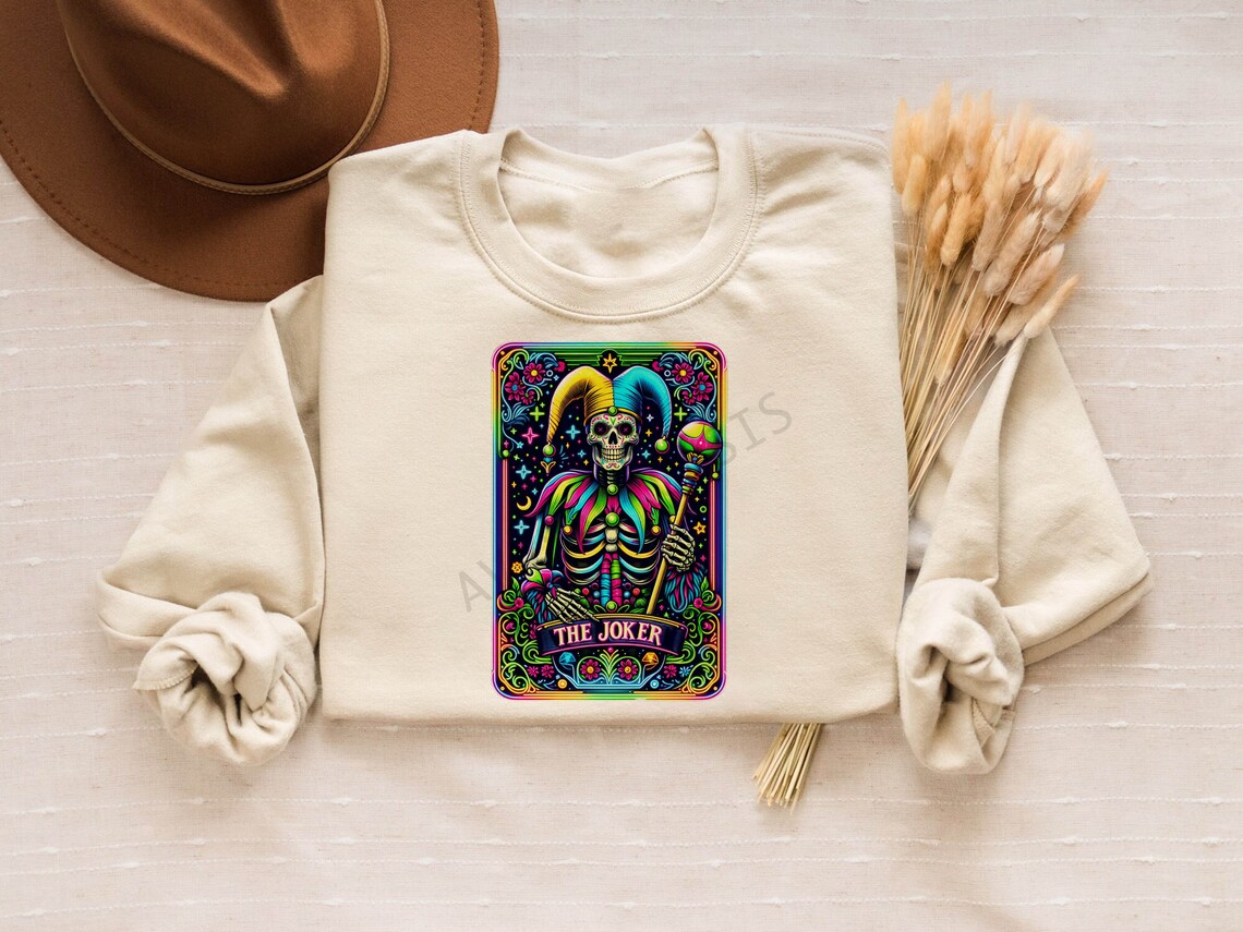 The Joker Tarot Card PNG, Skeleton Funny Tarot Card, Sarcastic Png ...