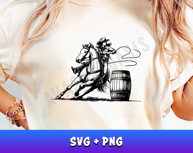 Barrel Racing Svg, Horse Svg Bundle, Western Svg, Cowgirl SVG, DIGITAL ...