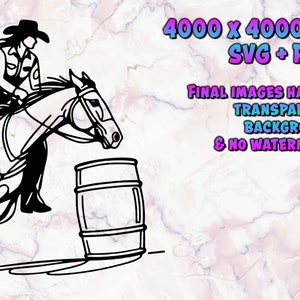 Barrel Racing Svg Png, Cowgirl Svg, Western Svg, Horse Svg, Rodeo Svg ...