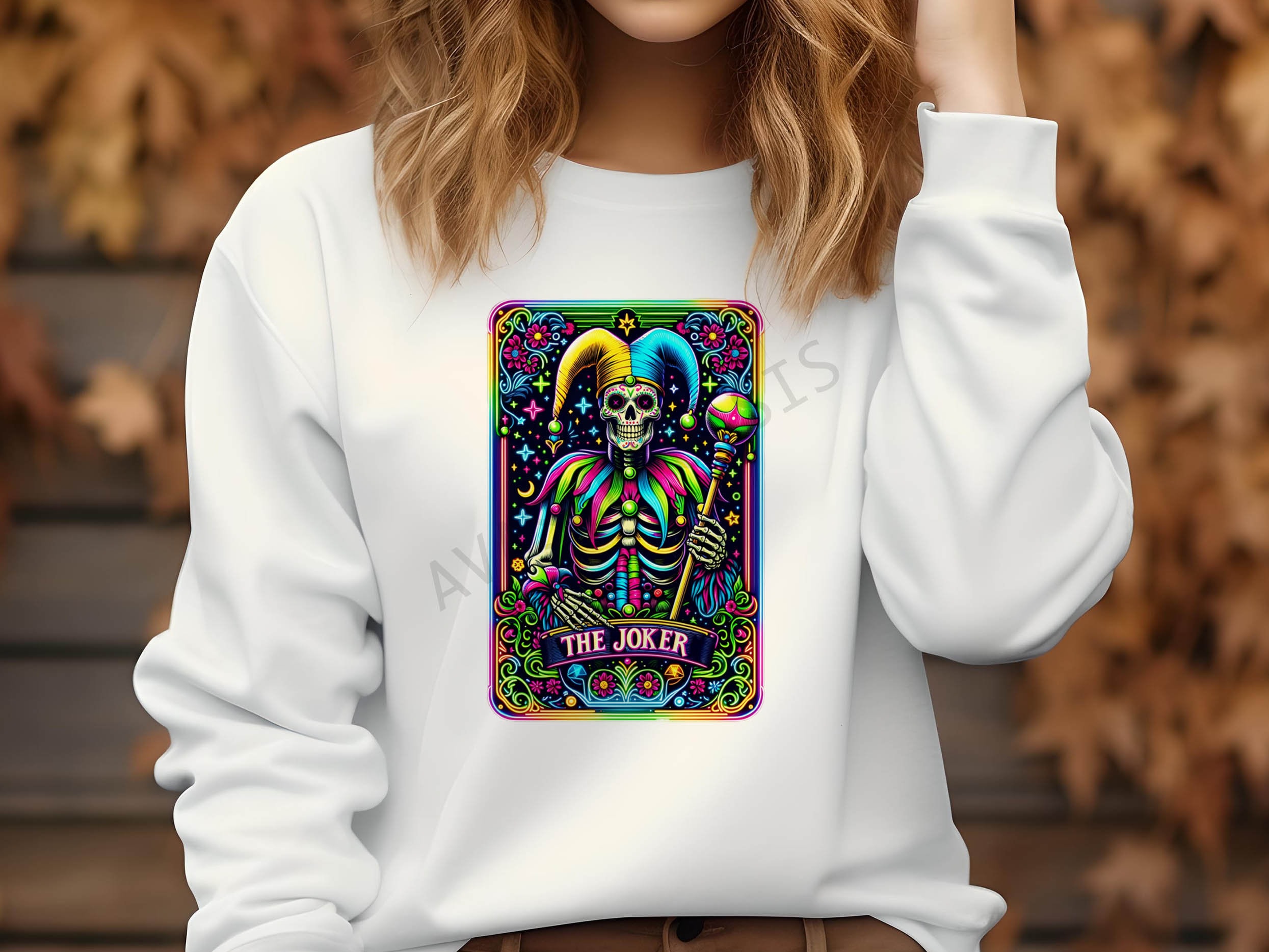The Joker Tarot Card PNG, Skeleton Funny Tarot Card, Sarcastic Png ...