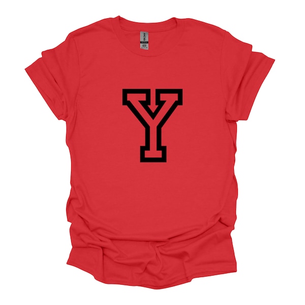 Alphabet Y Shirt - Etsy