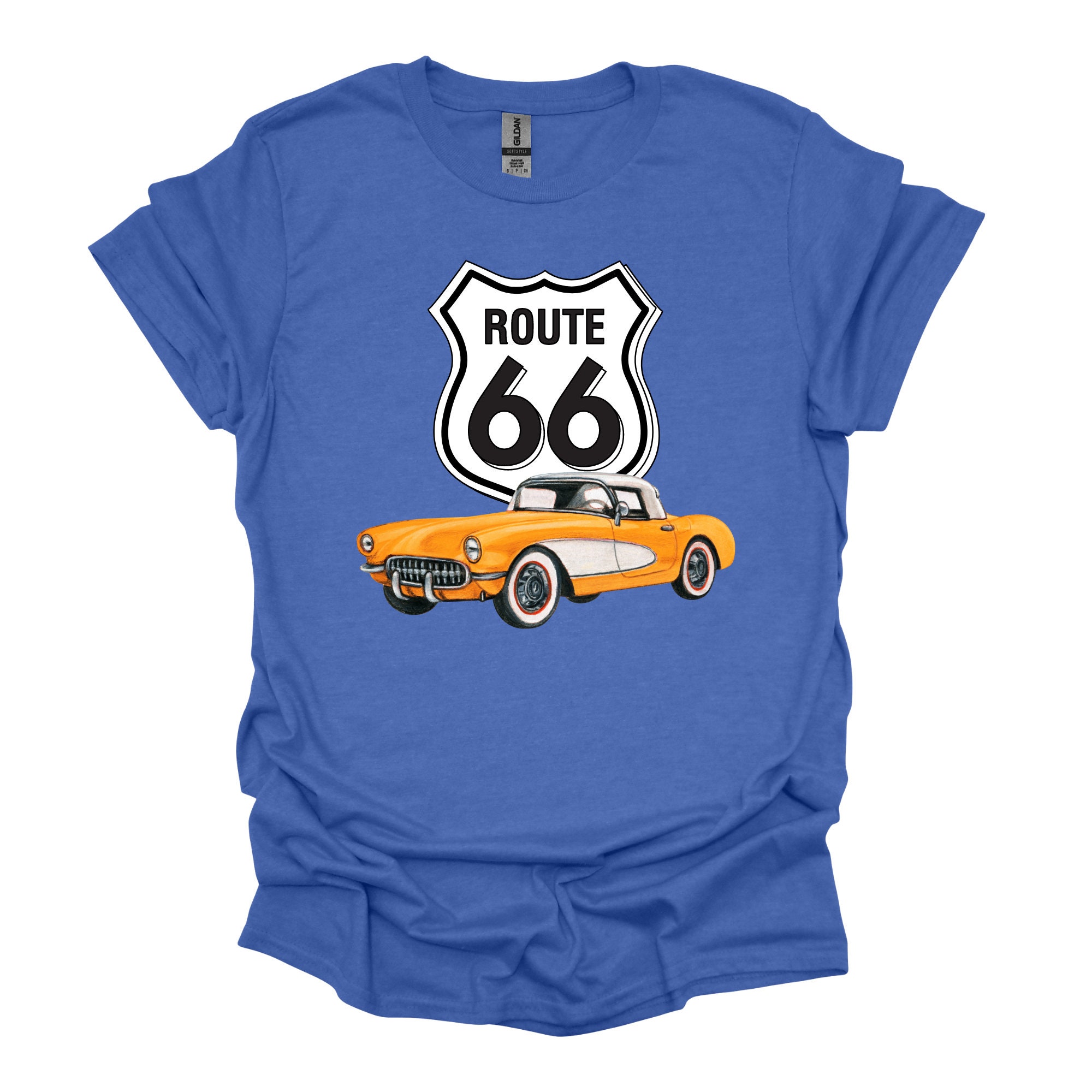 Vintage Historic Route 66 Shirt, Main Street of America - Etsy