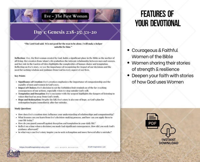 Women of Faith Bible Study | Women Ministry Workbook | 21 Day ...