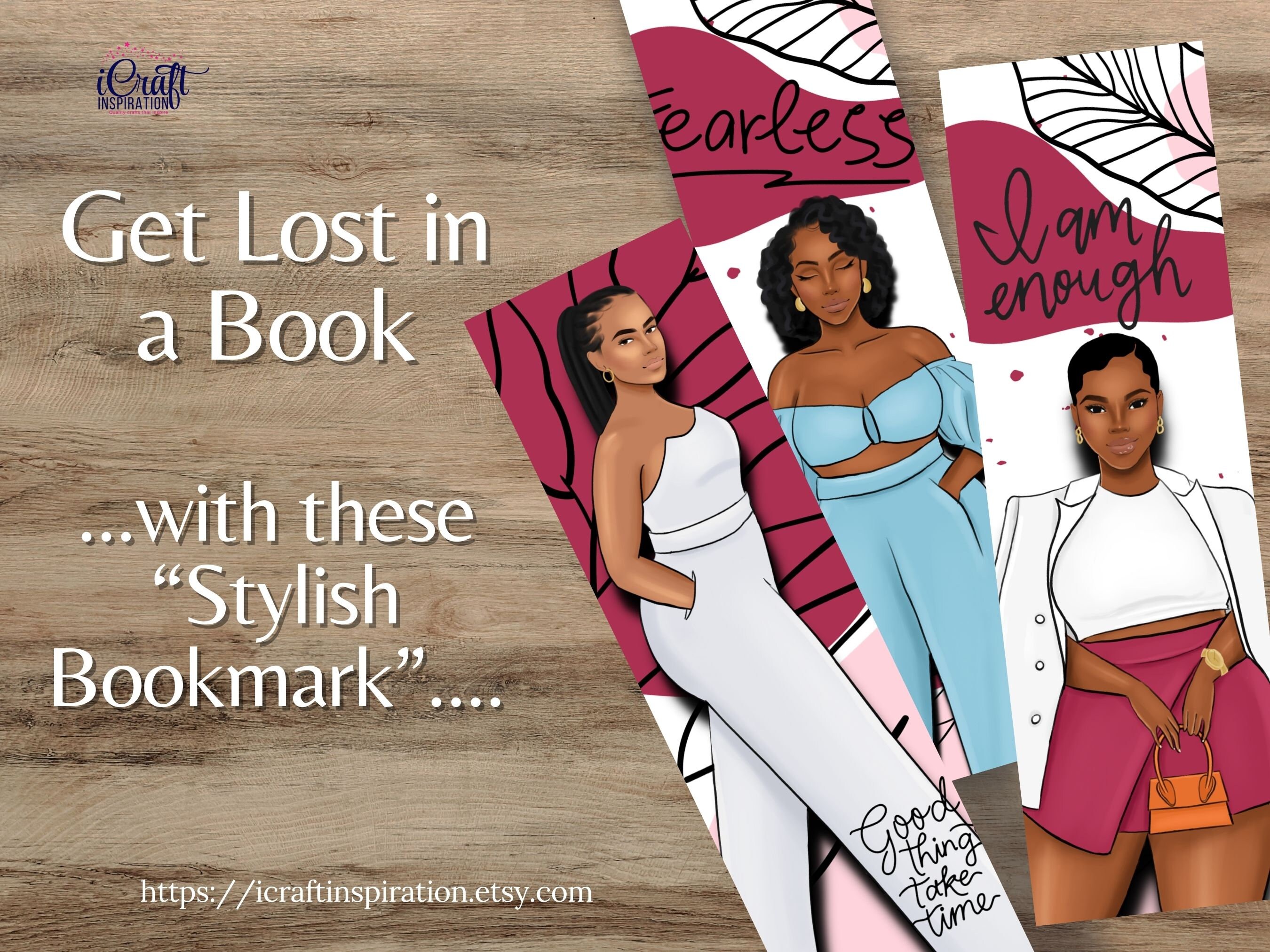 4 Printable Bookmarks Motivational Quotes Positive Affirmation ...