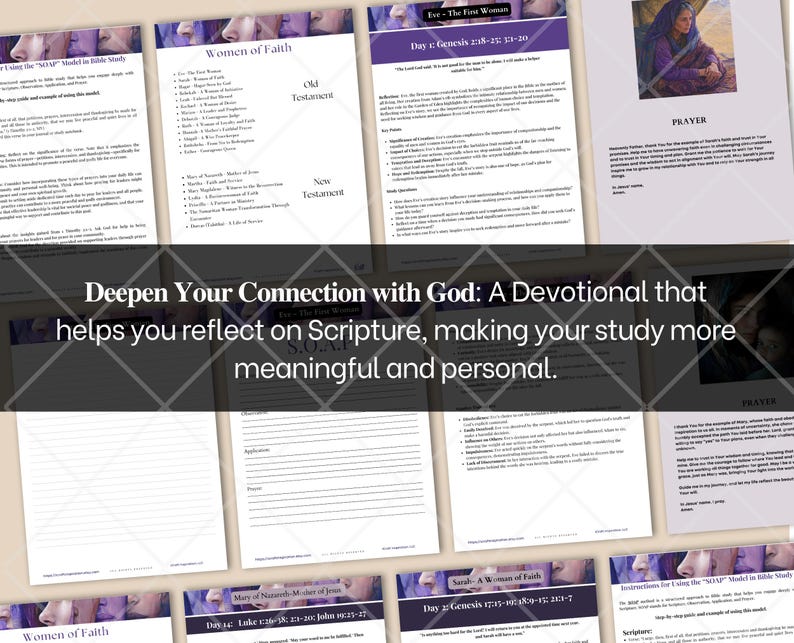 Women of Faith Bible Study | Women Ministry Workbook | 21 Day ...