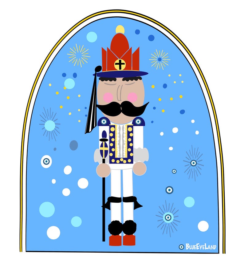 Evzone Greek Nutcracker Magnet - Etsy