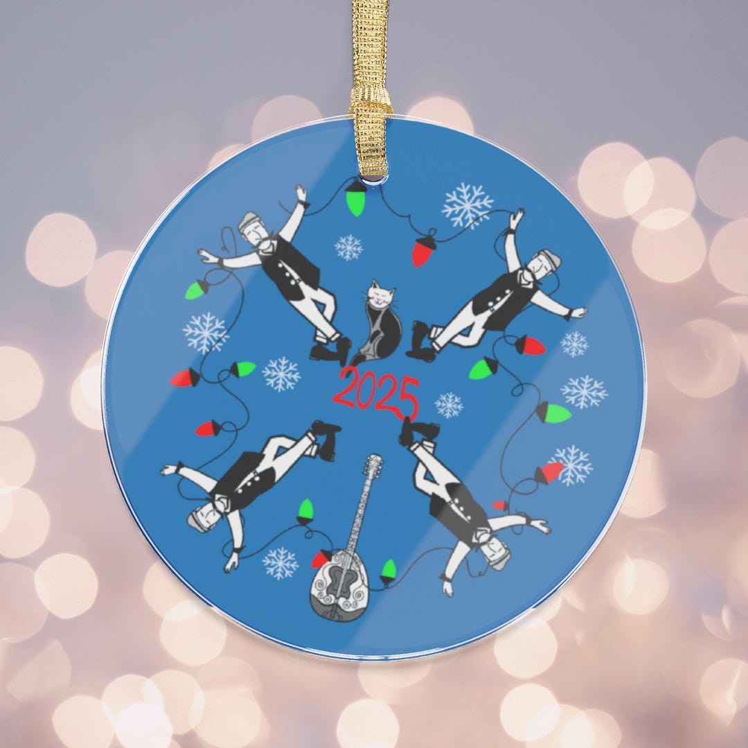 Opa Greek Dance Circle, Greek Christmas Tree Decor, Holiday Ornament - Etsy