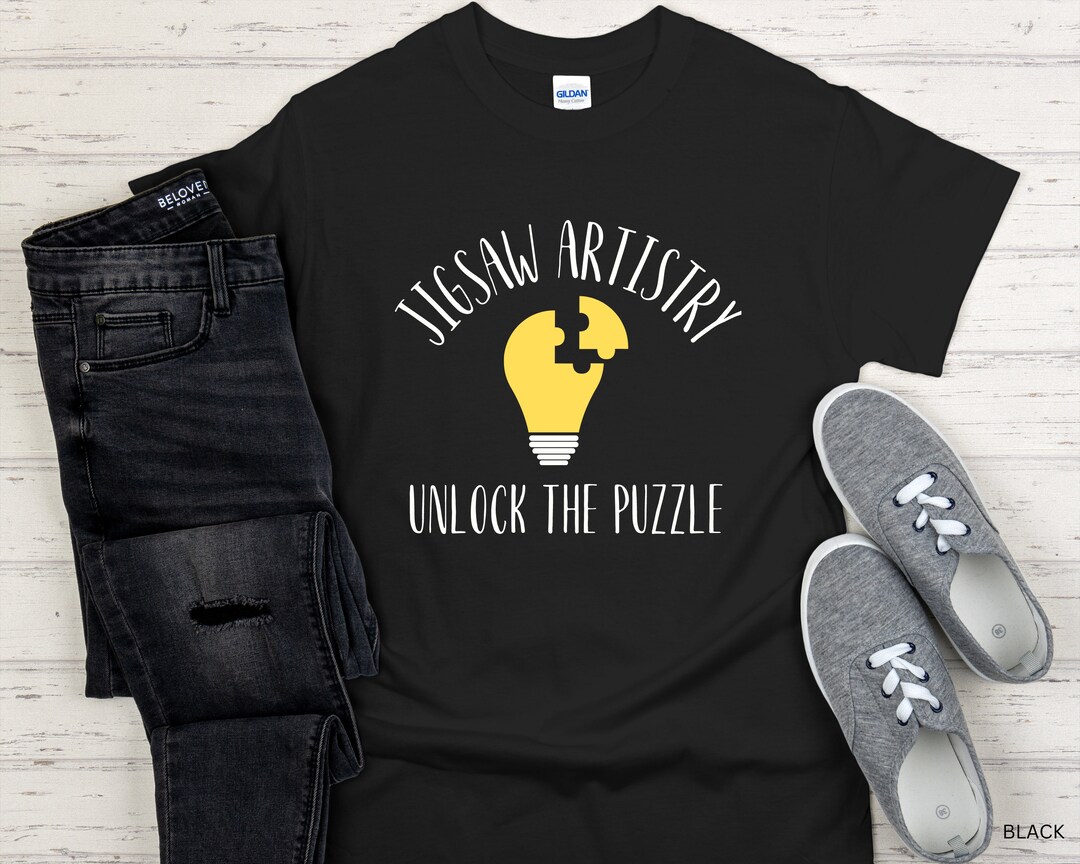 Funny Puzzle T-shirt Gift Trendy Puzzle Tshirt Humor Jigsaw Puzzle ...