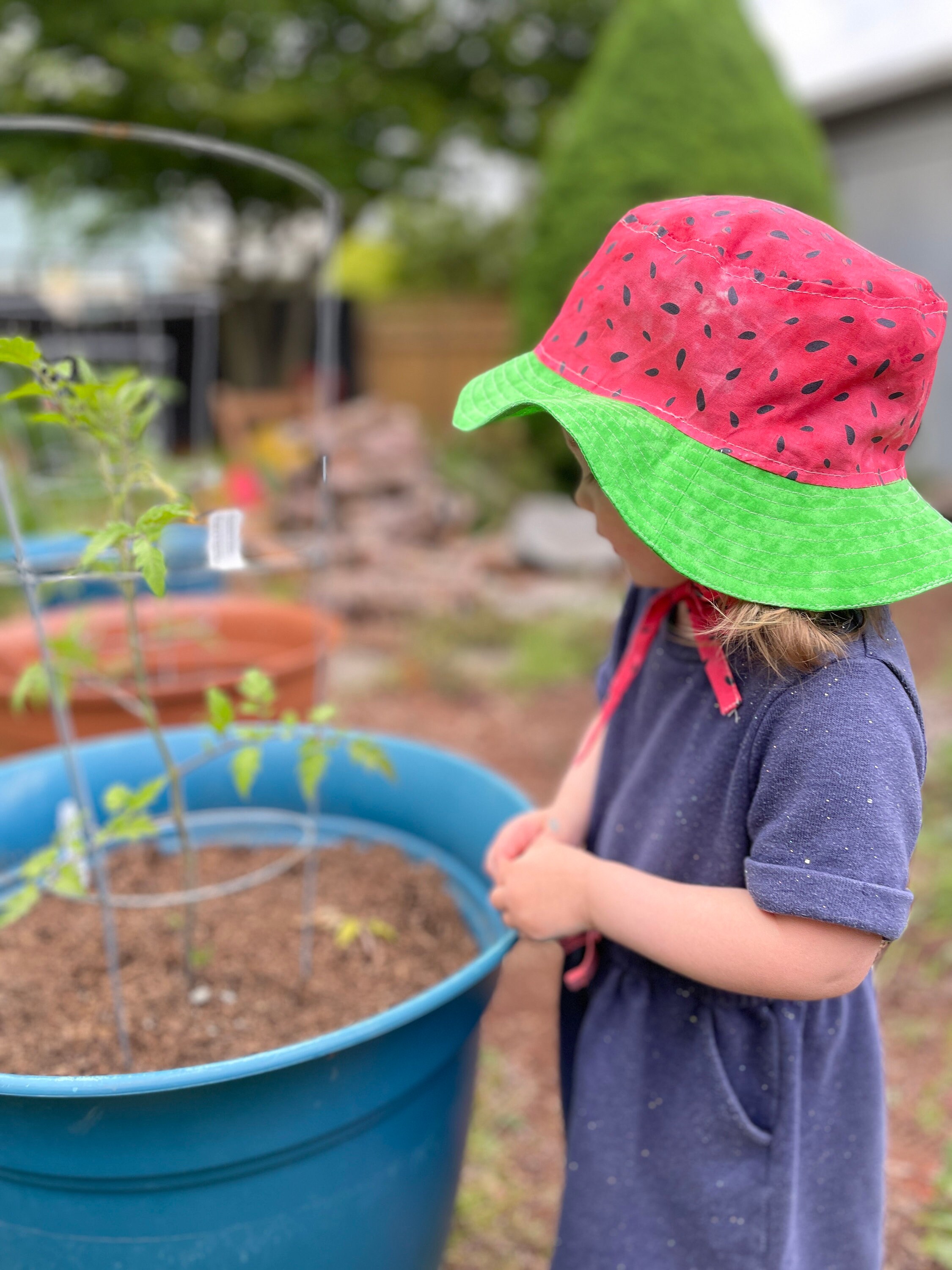 Watermelon Kids Bucket Hat - Narrow Brim - Etsy