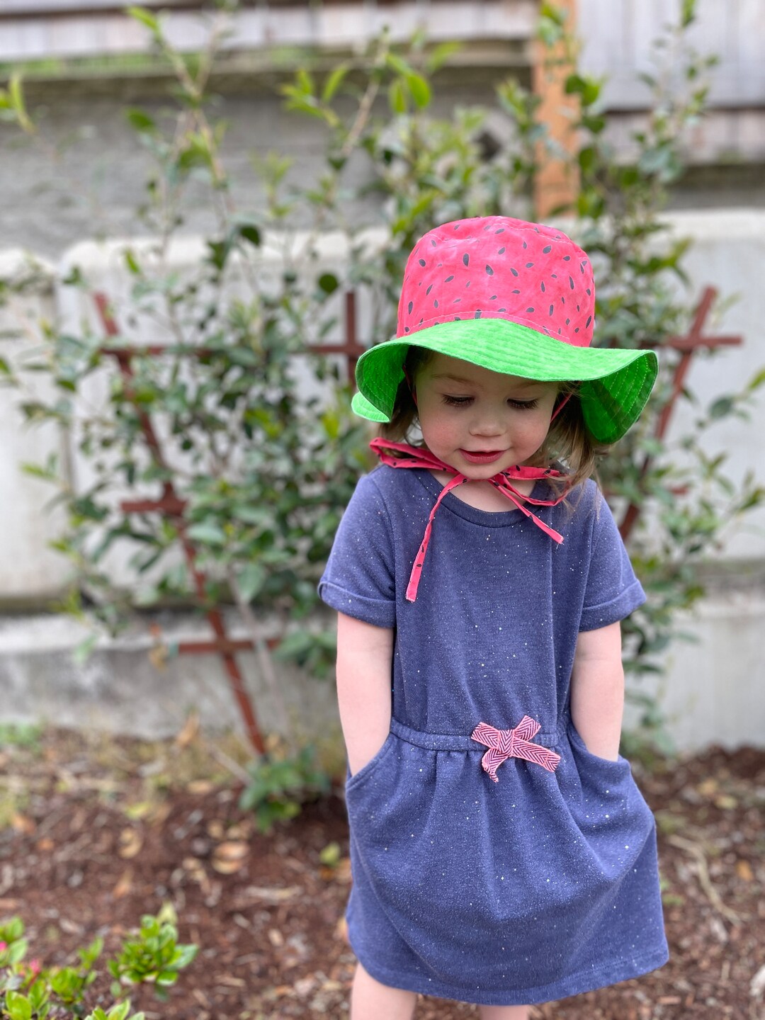 Watermelon Kids Bucket Hat - Narrow Brim - Etsy