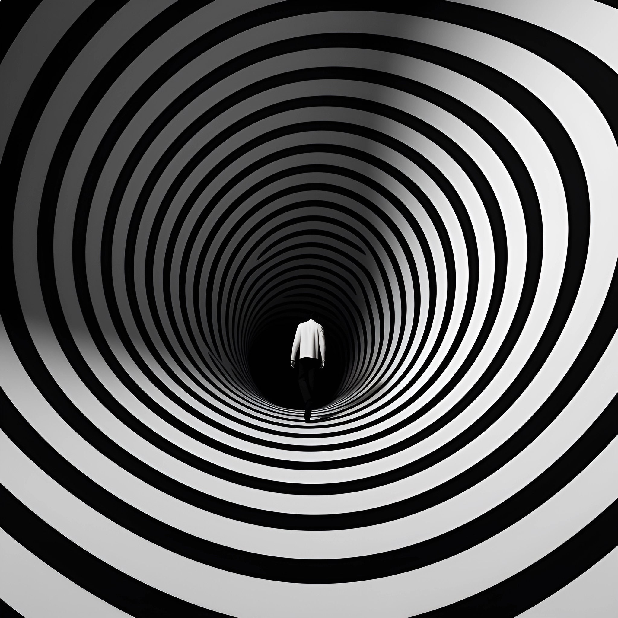 Mesmerizing Optical Illusion Poster, Mind-bending Wall Art, Unique Home ...