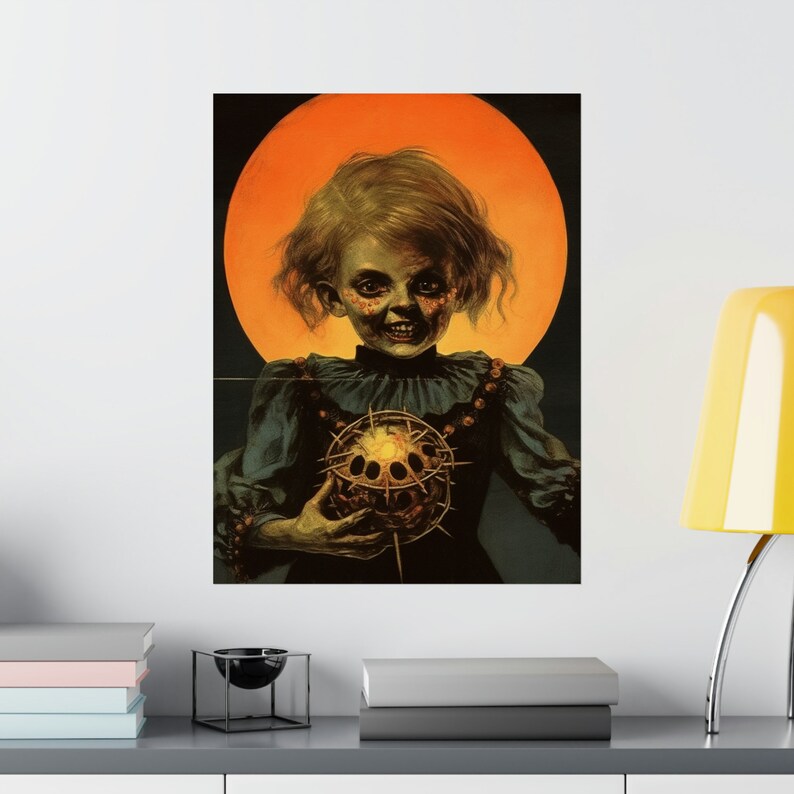 Vintage Halloween Poster - Etsy