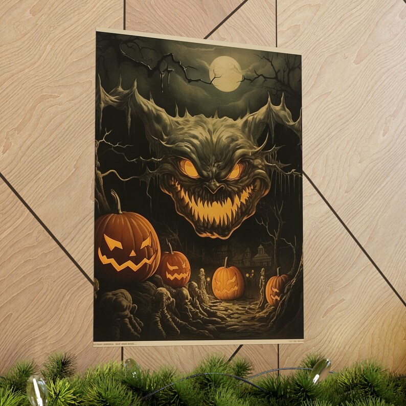Vintage Halloween Posters - Etsy