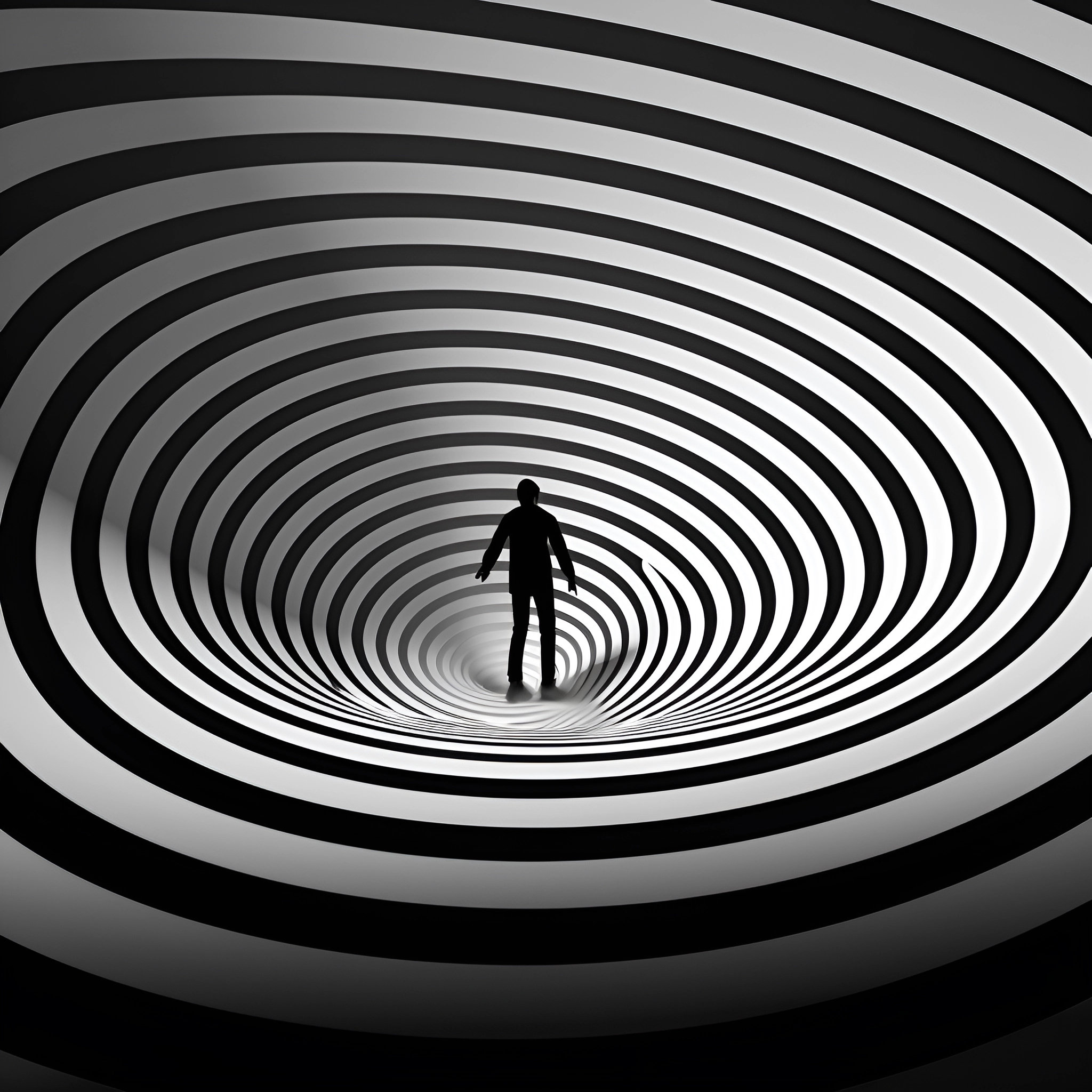 Mesmerizing Optical Illusion Poster, Mind-bending Wall Art, Unique Home ...