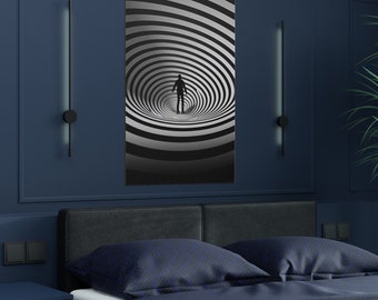 Mesmerizing Optical Illusion Poster, Mind-bending Wall Art, Unique Home ...