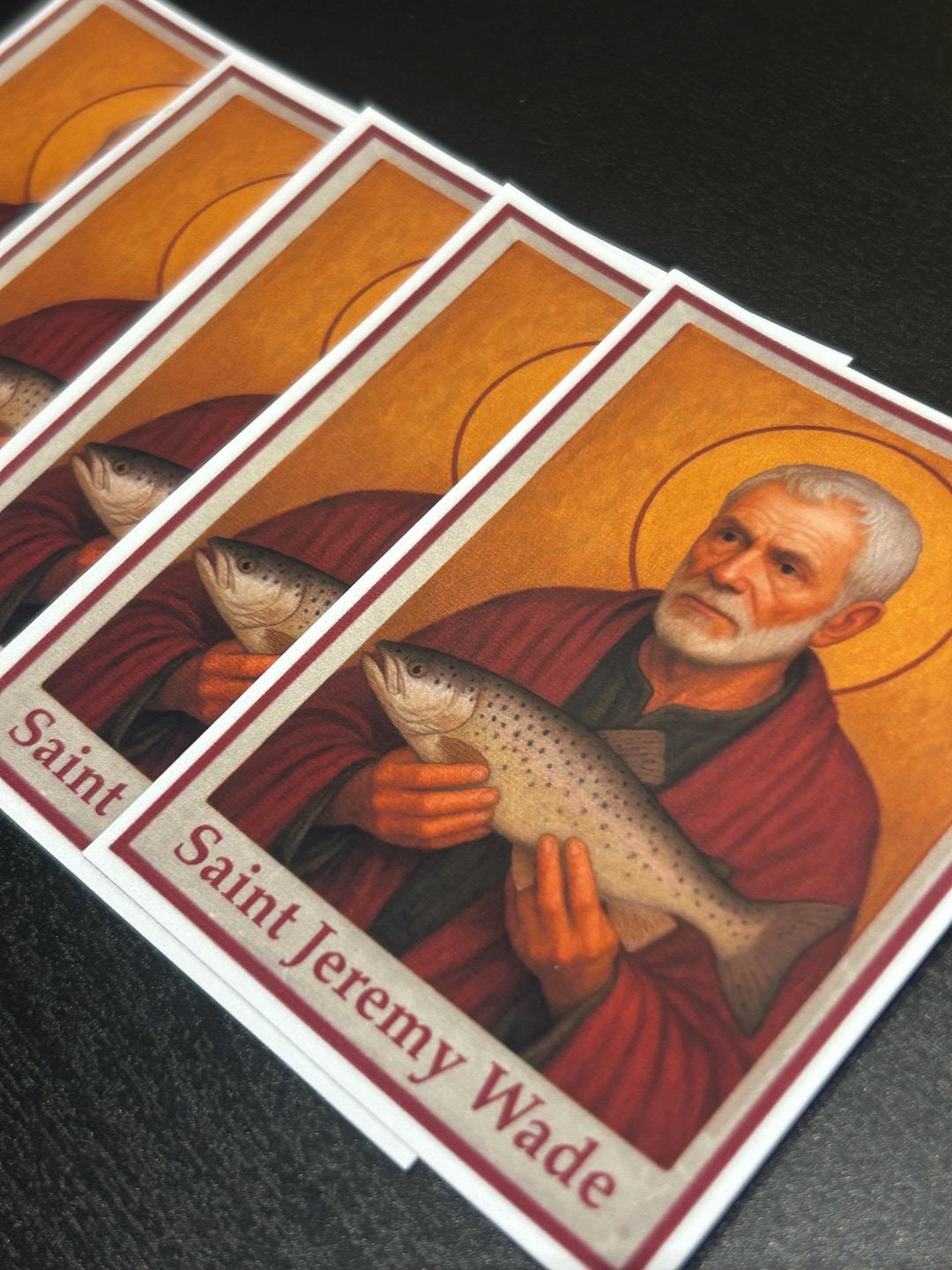 Saint Jeremy Wade Trout (5sticker) - Etsy