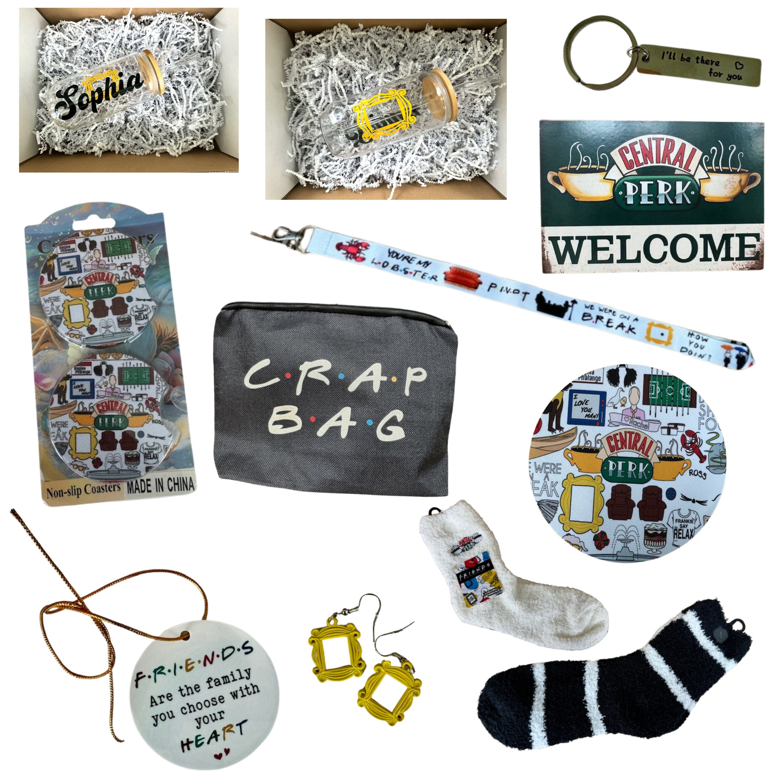 Personalized Friends Themed Gift Package Box, Friends Show Gift, Custom ...