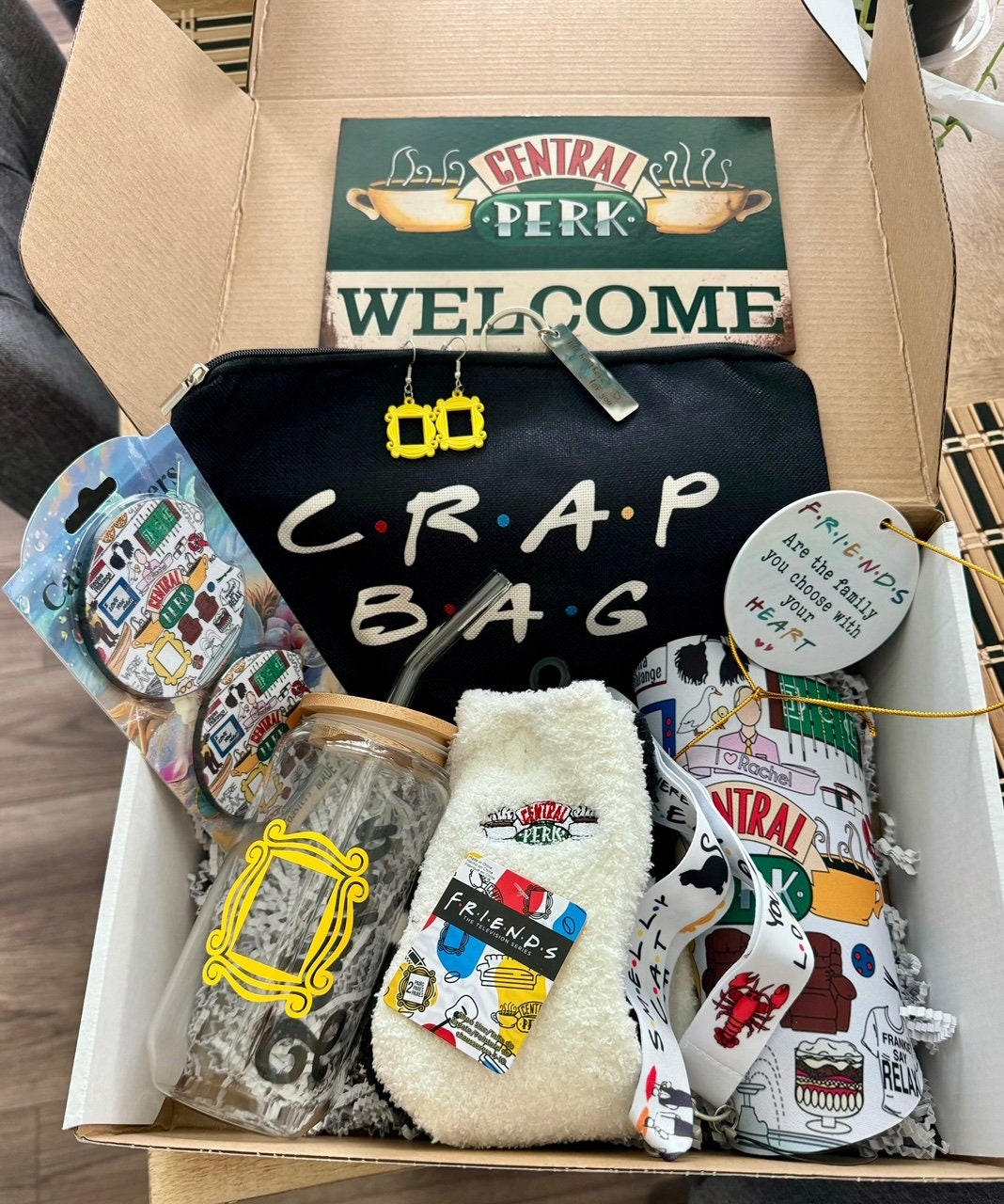 Personalized Friends Themed Gift Package Box, Friends Show Gift, Custom ...