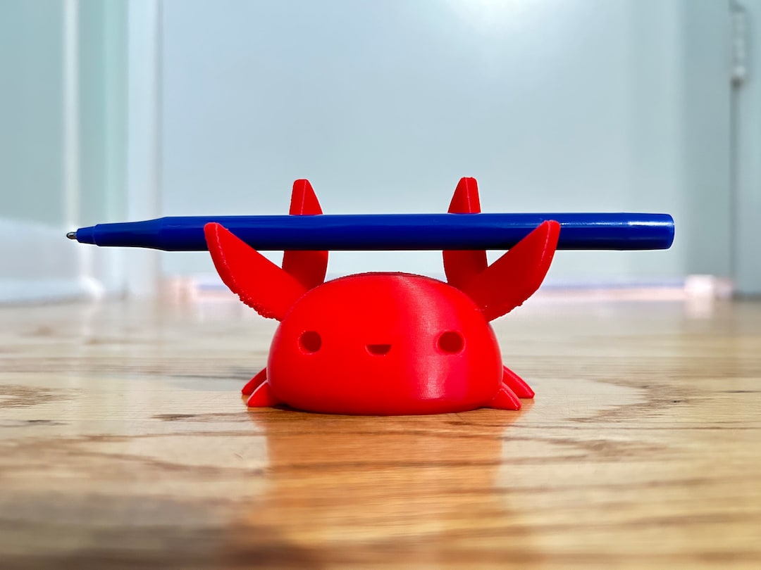 Crab Pen Holder Crab 3D Printed Display Piece Beach Lover Gift for Crab ...