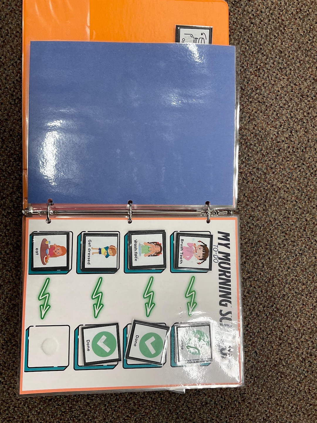 Personalized Visual Schedule for Kids - Etsy