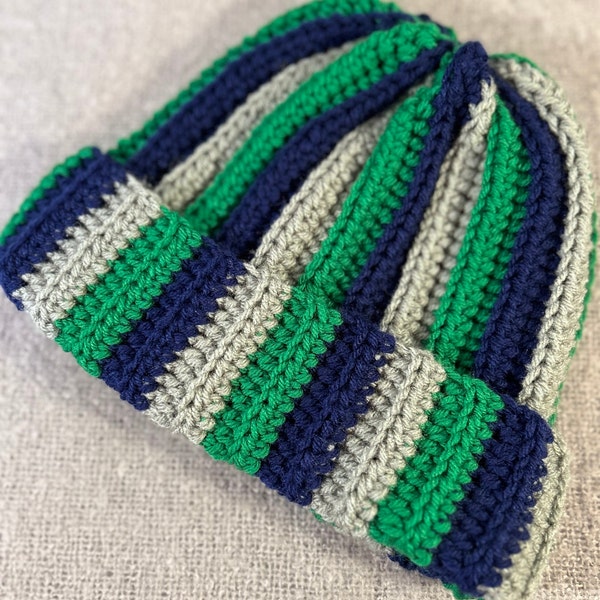 Seahawks Crochet Hat - Etsy