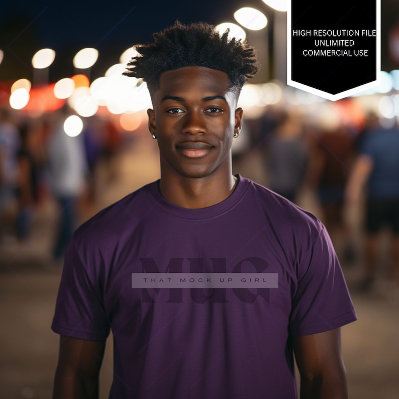 Black Mockups, Black Model Mockup, Male Model, Diverse Mockups, Diverse ...