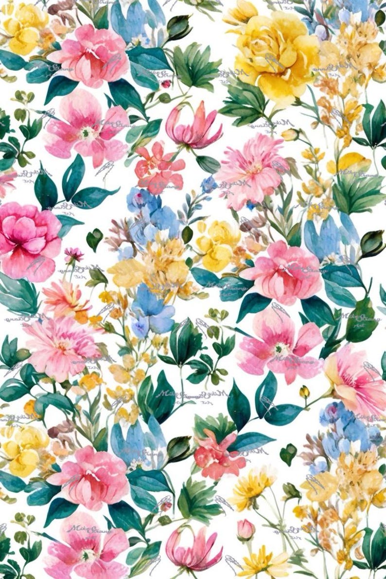 15 Breathtakingly Intricately Detailed Watercolor Flowers - Etsy