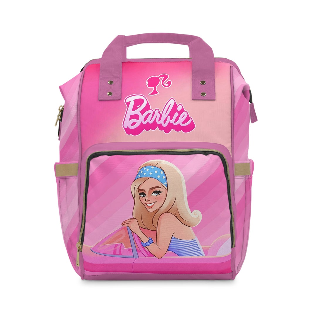 Barbie Backpack Pink Barbie Bag Multifunctional Backpack - Etsy