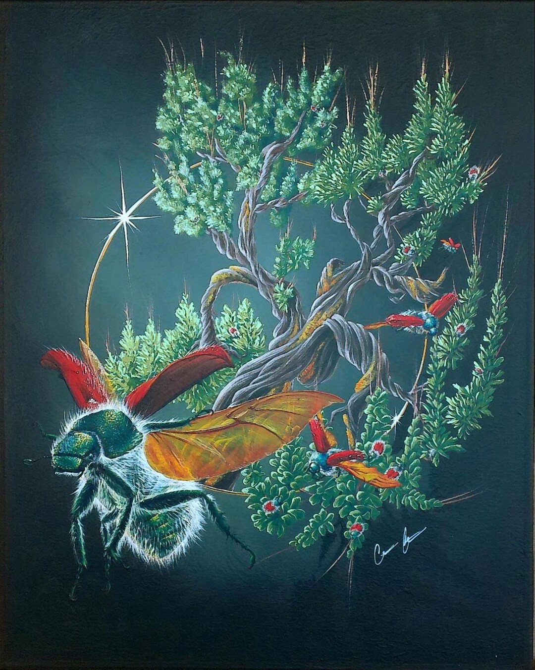 Little Bear Beetles on Sage Brush (PRINTS) - Etsy